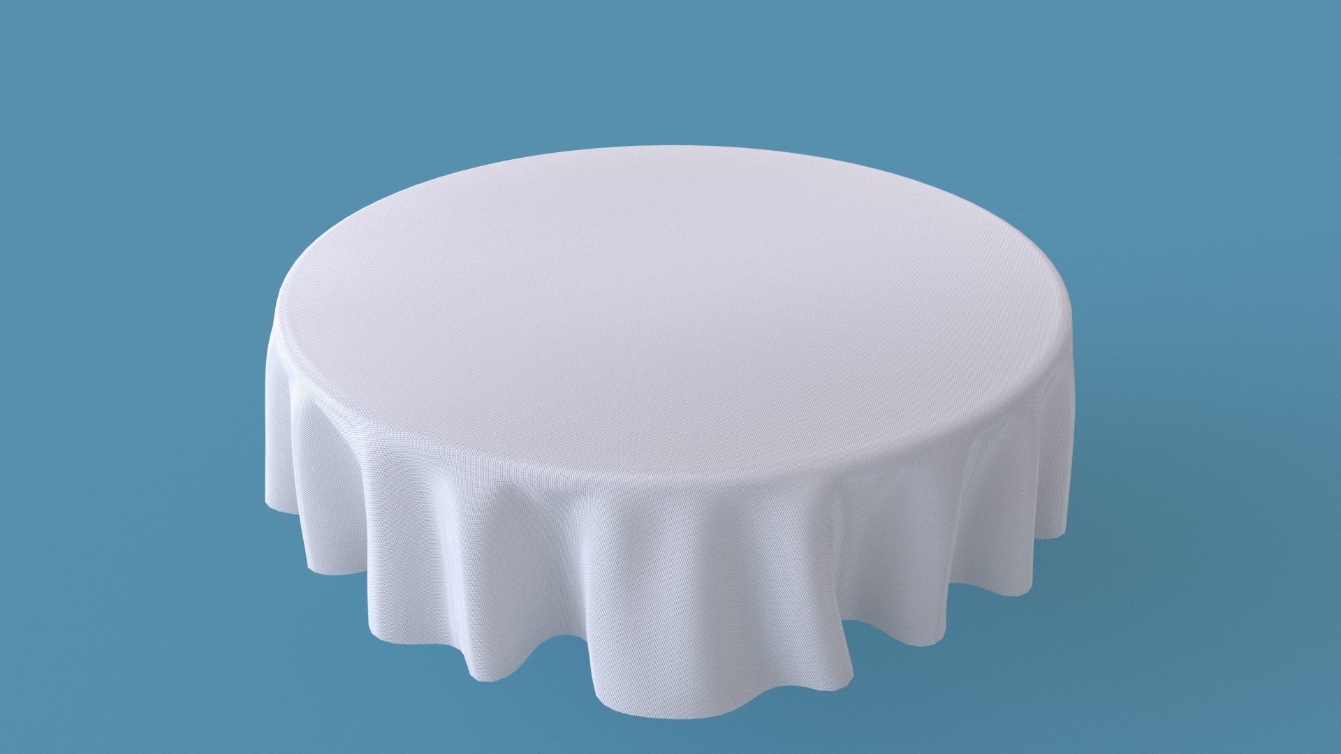 Tablecloth Set Round and Rectangular Table Cloth 3D model 3D model ...