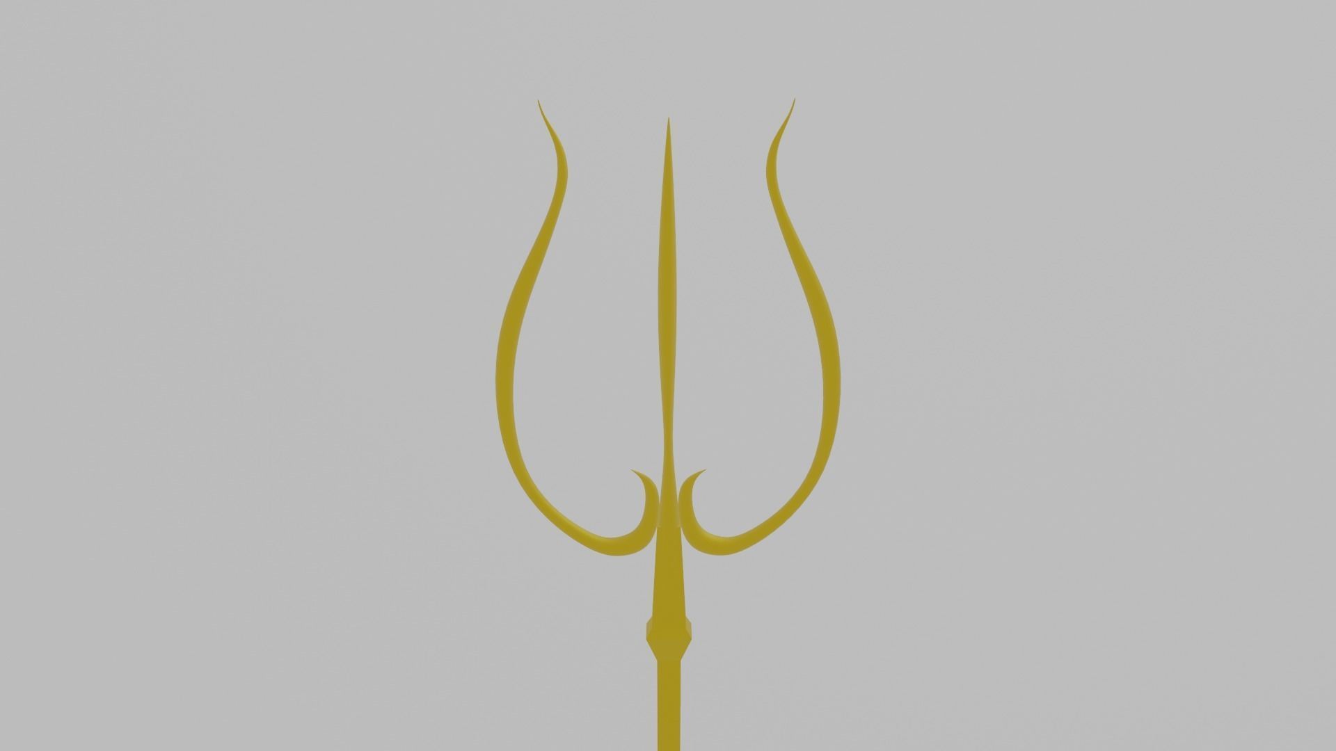 TRISHUL 3D shiva trident 3D model | CGTrader