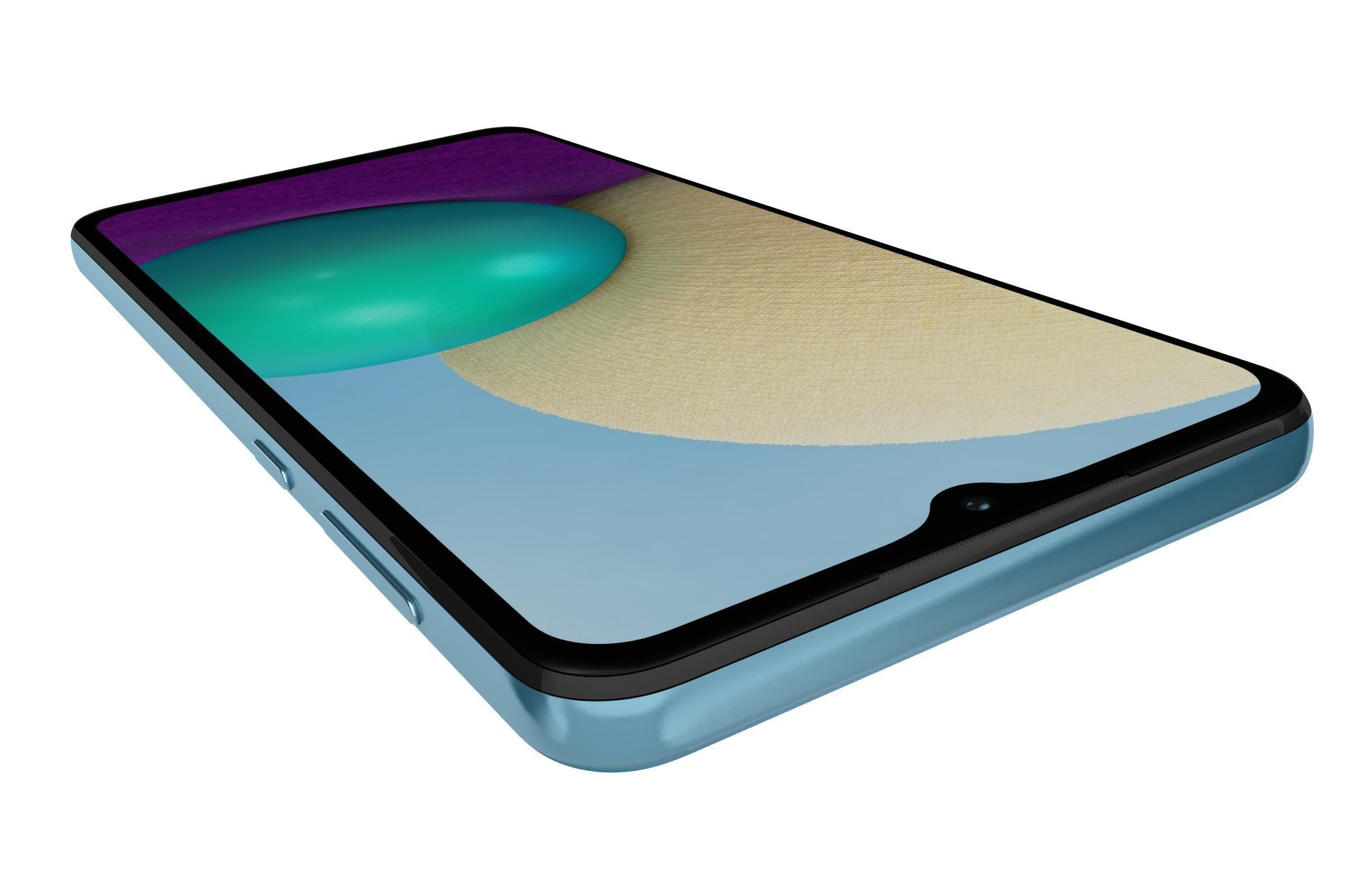 Samsung Galaxy A02 Blue 3D model | CGTrader