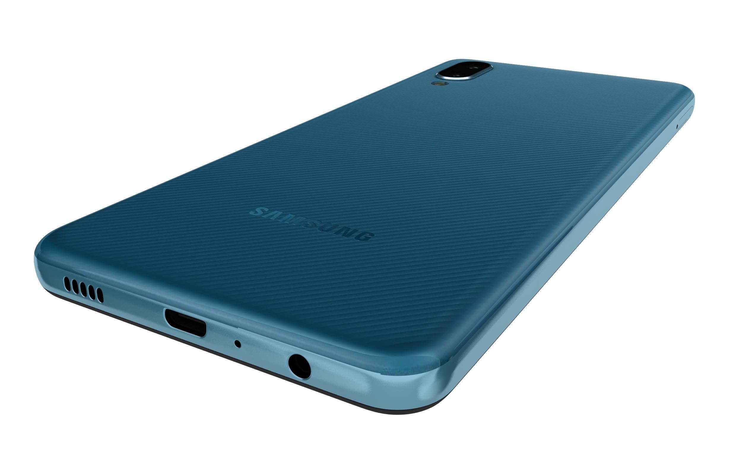 Samsung Galaxy A02 Blue 3D model | CGTrader
