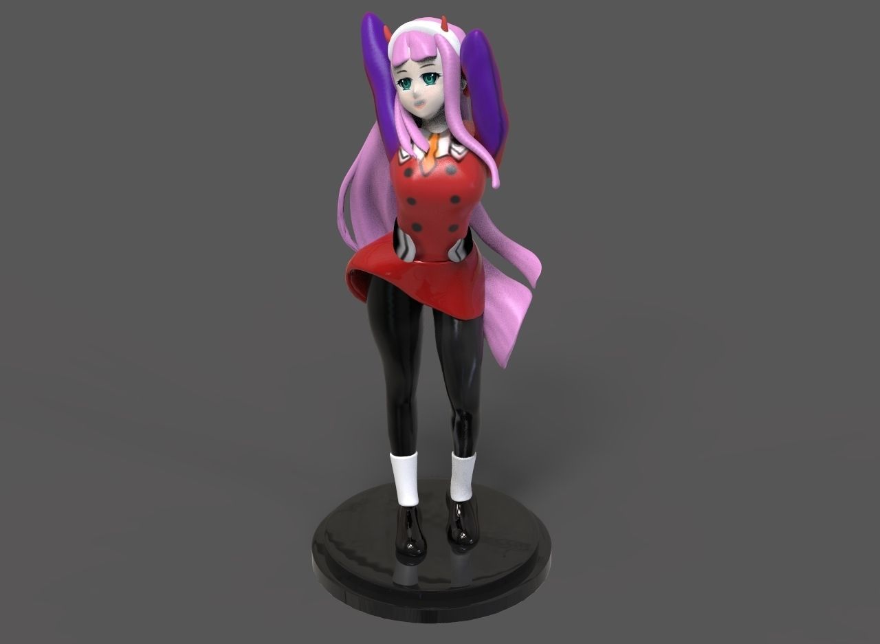 Zero Two Dance 3D model 3D printable | CGTrader