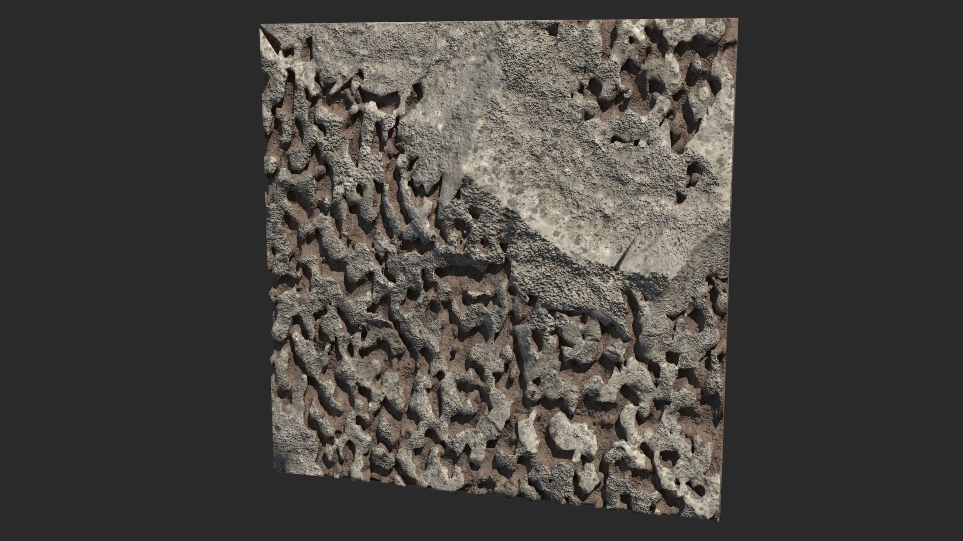 Damaged Walls free 3D model | CGTrader