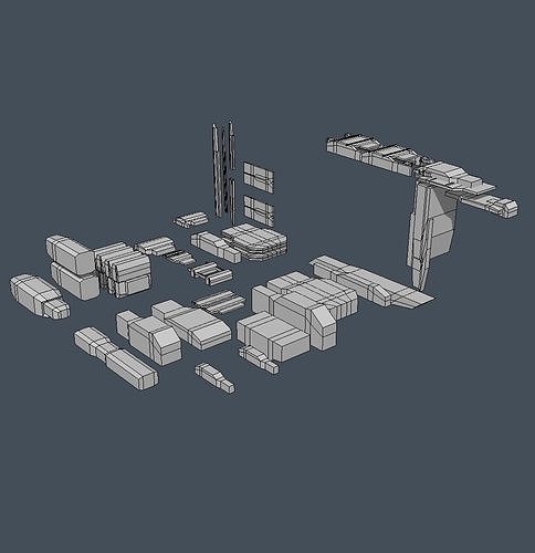 basic shapes kit free 3D model | CGTrader