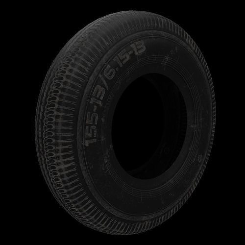 3D model Tire ZAZ low poly VR / AR / low-poly | CGTrader