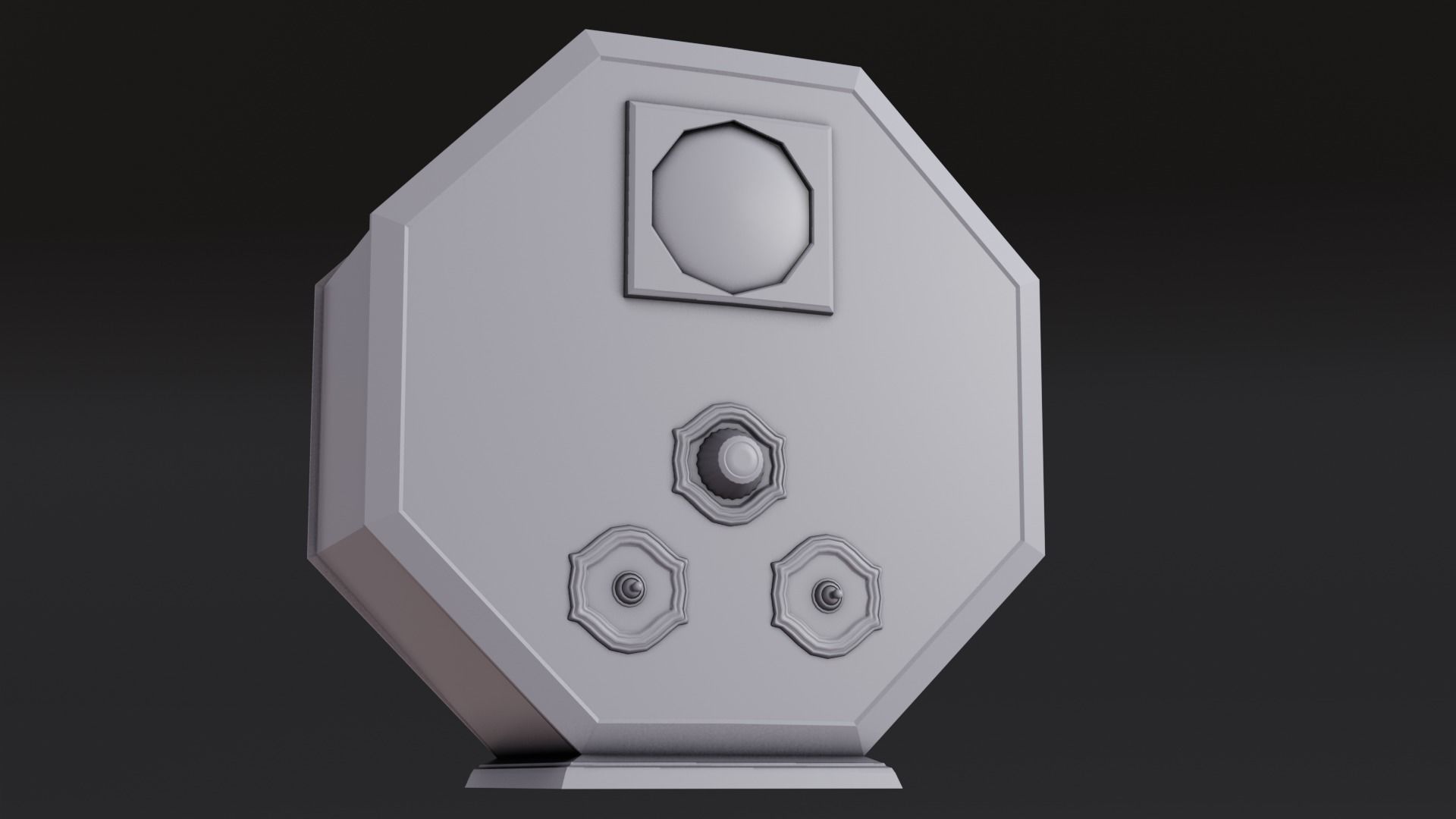 3D model 1928 Octagon Television VR / AR / low-poly | CGTrader