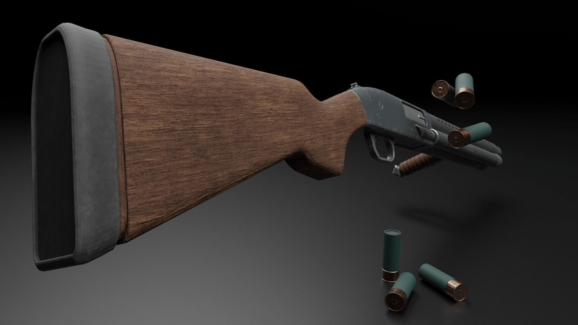 Trench-Gun Style Mossberg 500 3D model | CGTrader