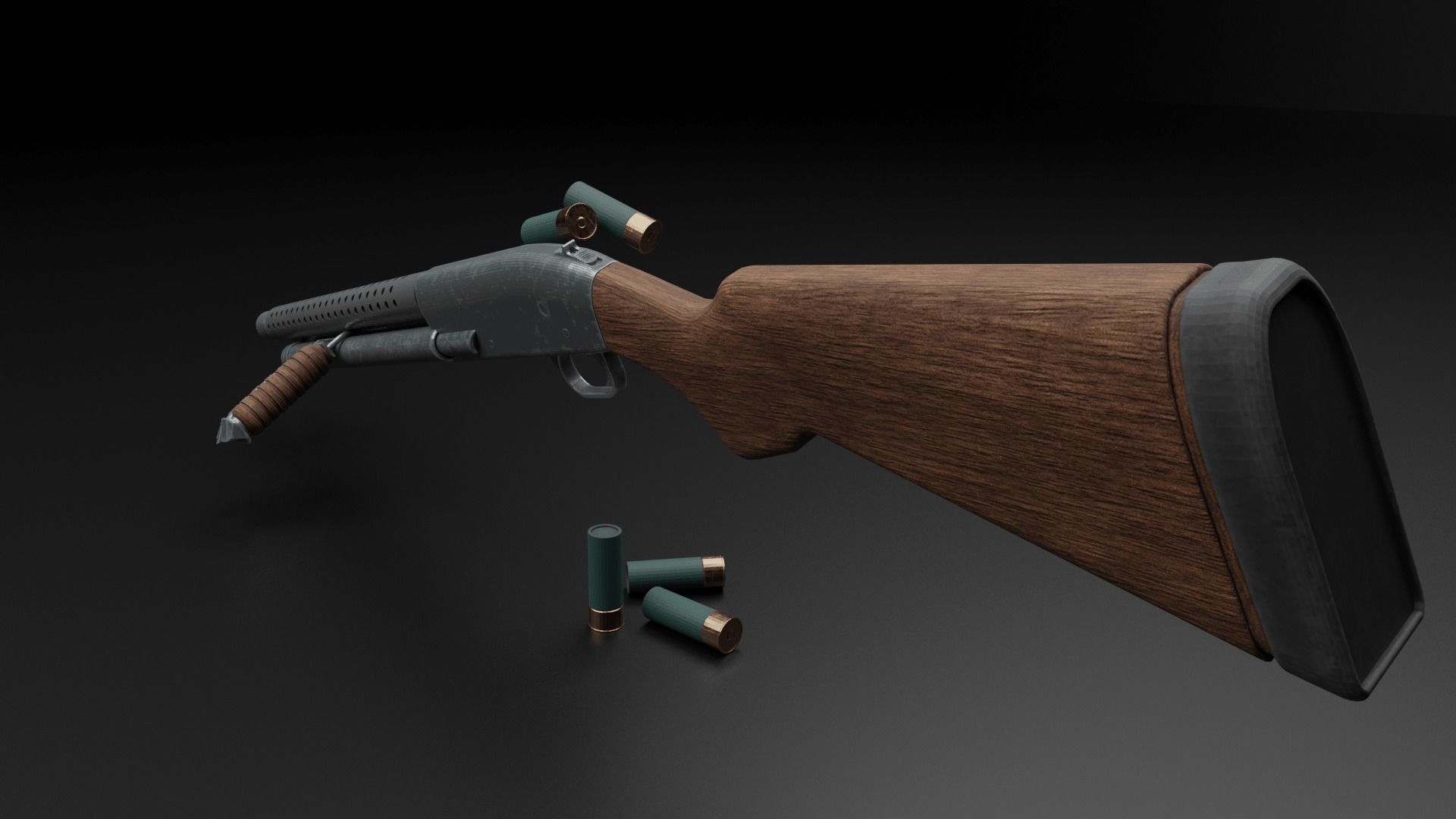 Trench-Gun Style Mossberg 500 3D model | CGTrader