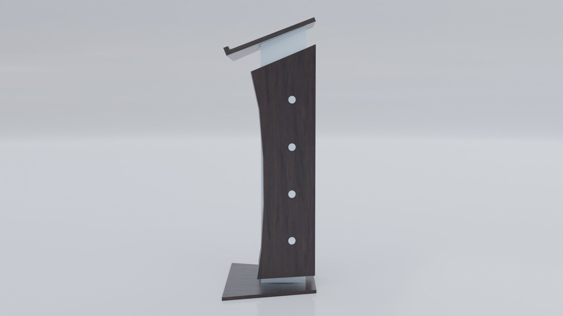 3D model Modern Metallic lectern VR / AR / low-poly | CGTrader