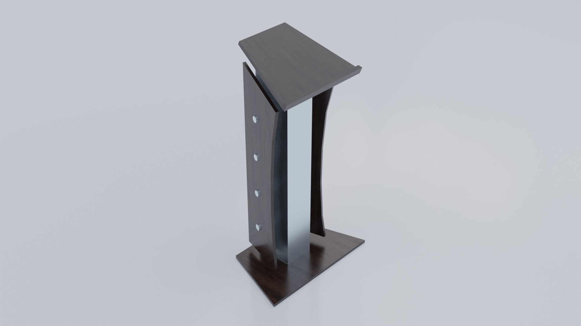 3D model Modern Metallic lectern VR / AR / low-poly | CGTrader