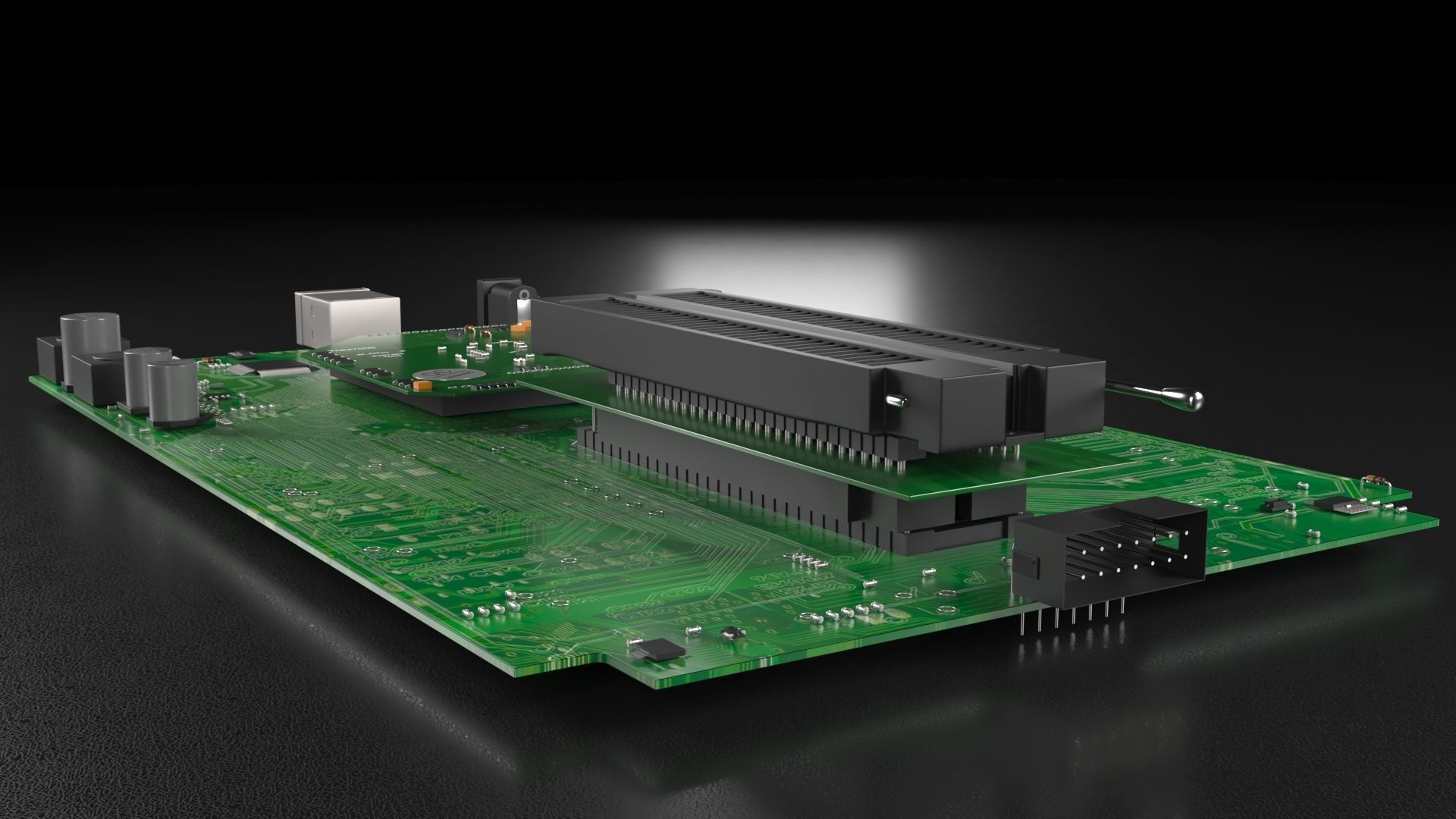 Circuit Board free 3D model | CGTrader
