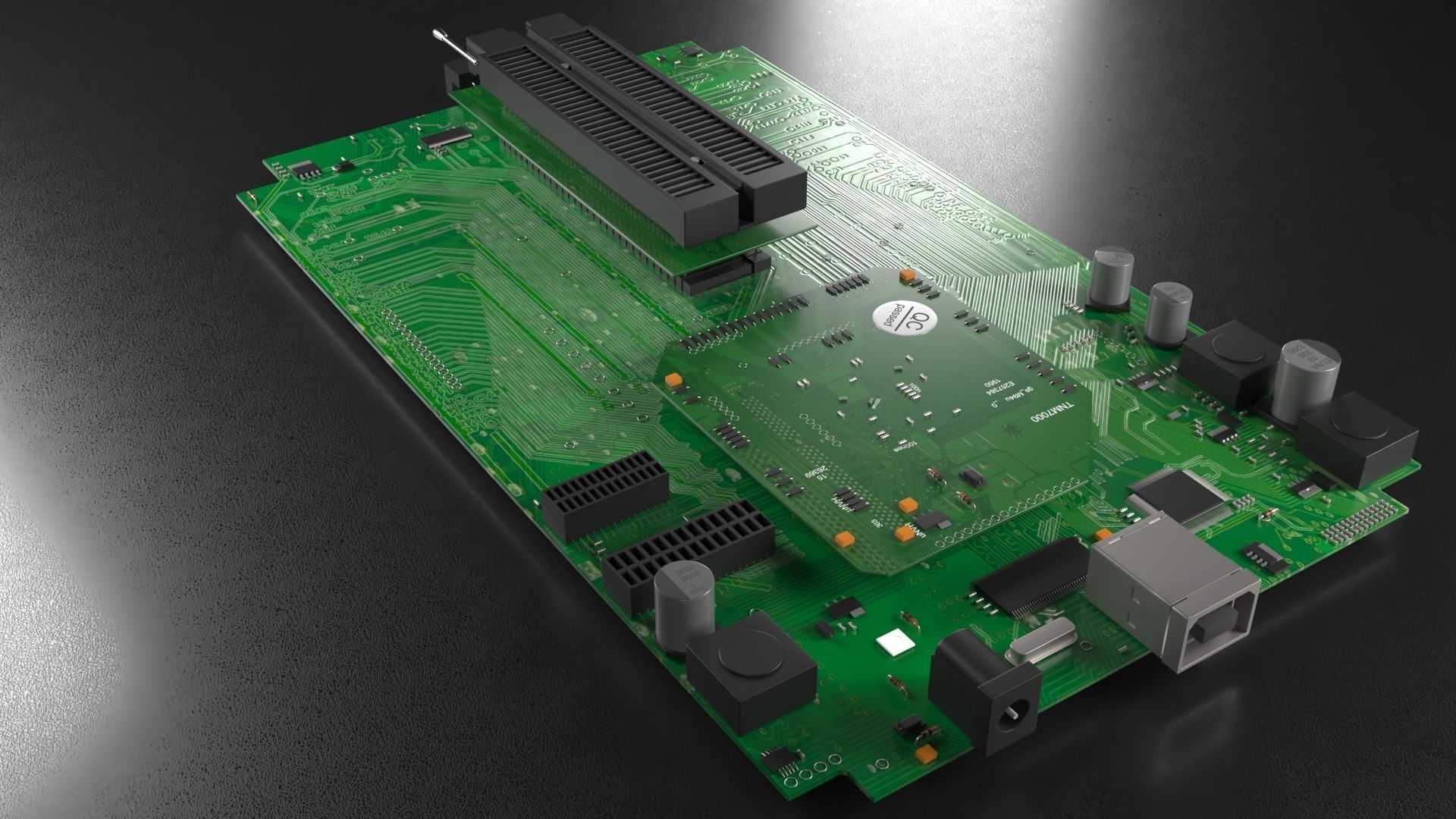 Circuit Board free 3D model | CGTrader
