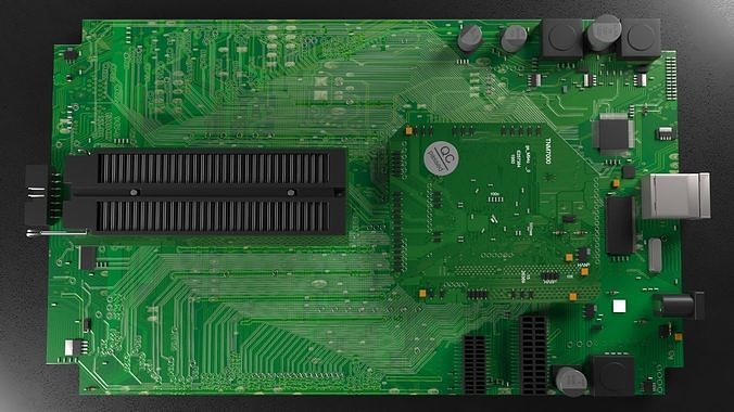 Circuit Board free 3D model | CGTrader
