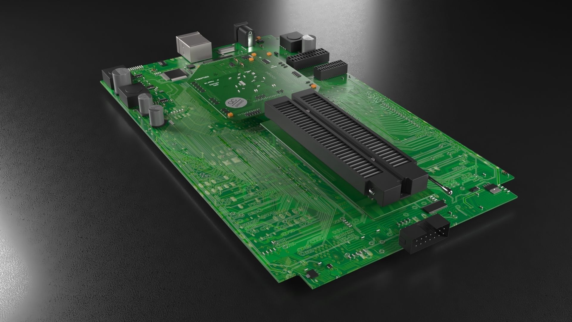Circuit Board free 3D model | CGTrader