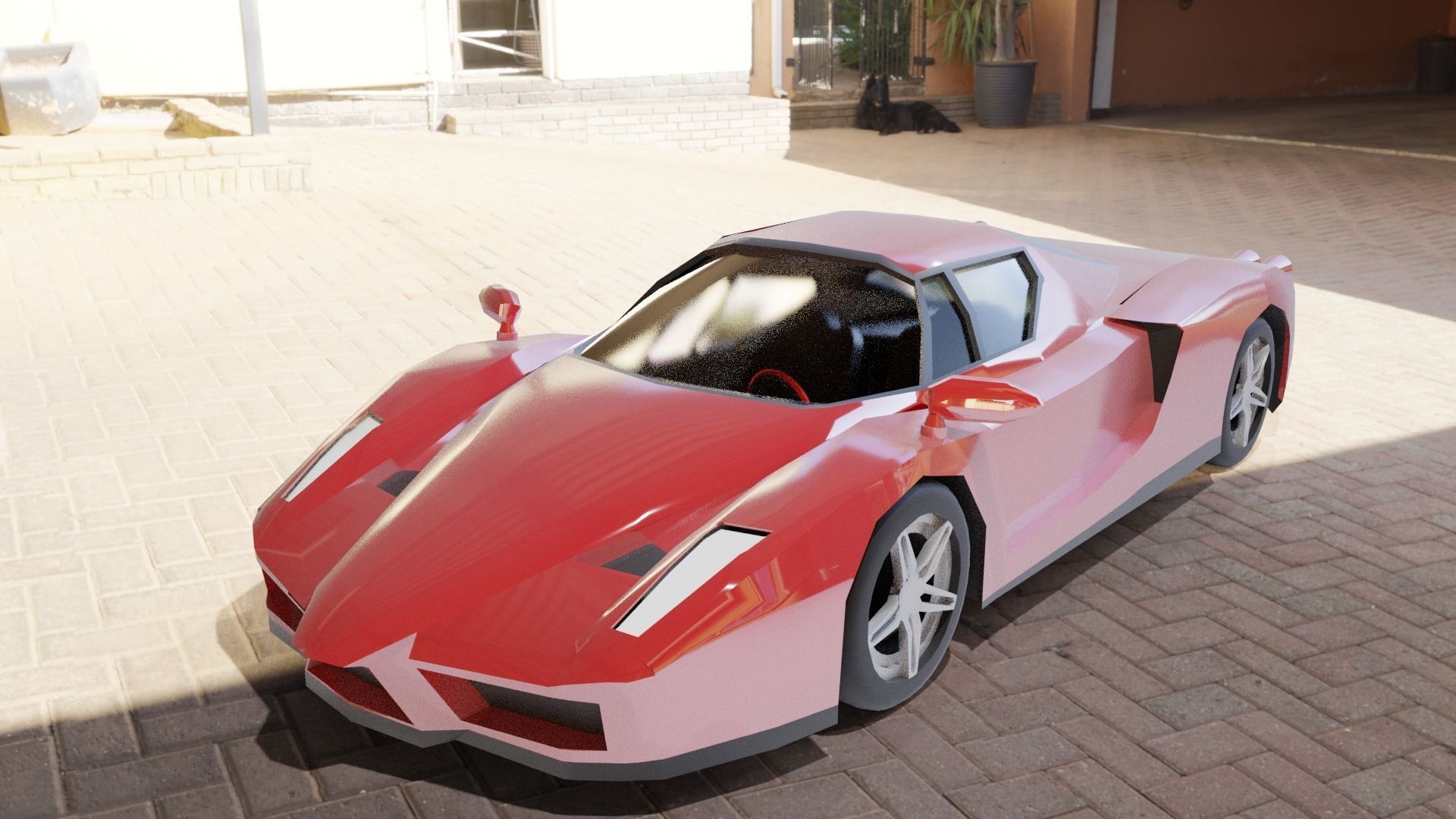 3D model Ferrari Enzo VR / AR / low-poly | CGTrader