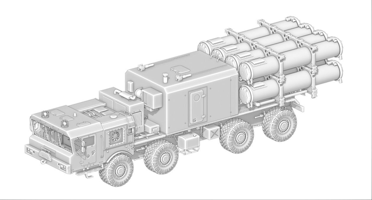 Coastal Missile System Bastion 3D model | CGTrader