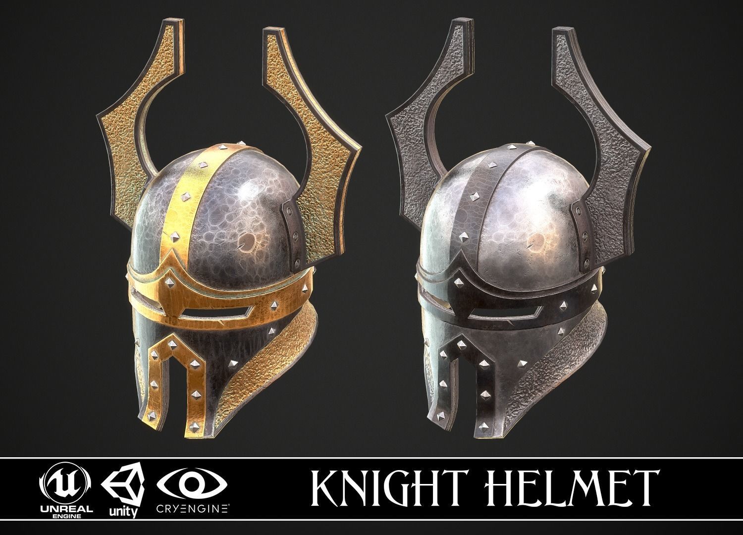 3D asset Knight Helmet 06 | CGTrader