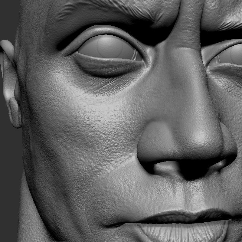 Dwayne johnson 3D model 3D printable | CGTrader
