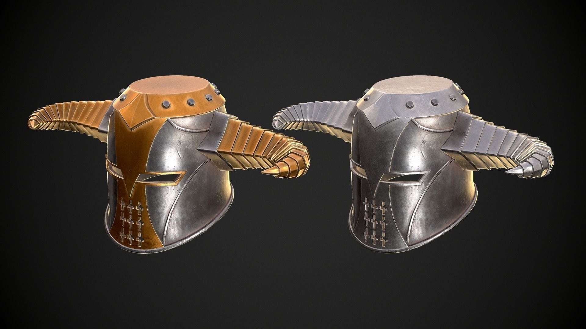 Knight Helmet Collection 2 | CGTrader
