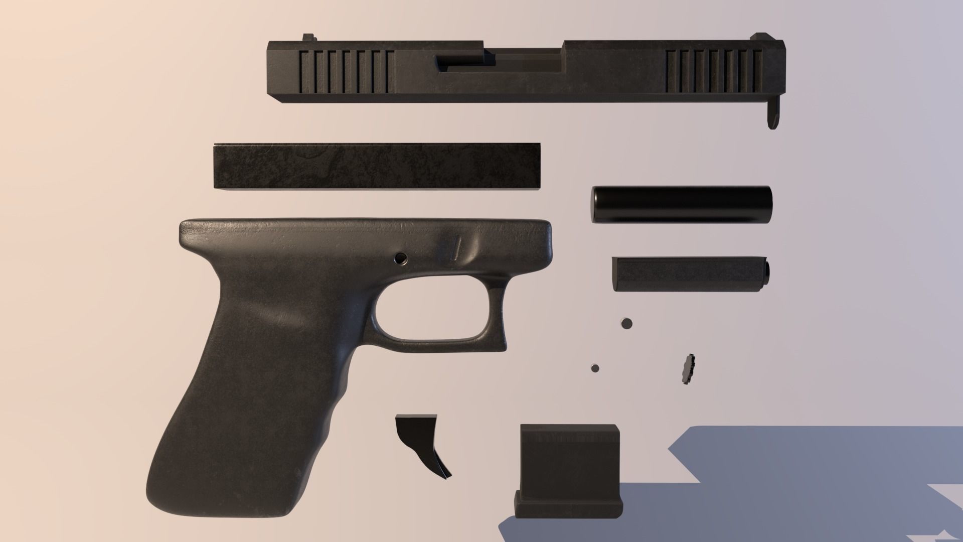 Glock 19 3D model | CGTrader
