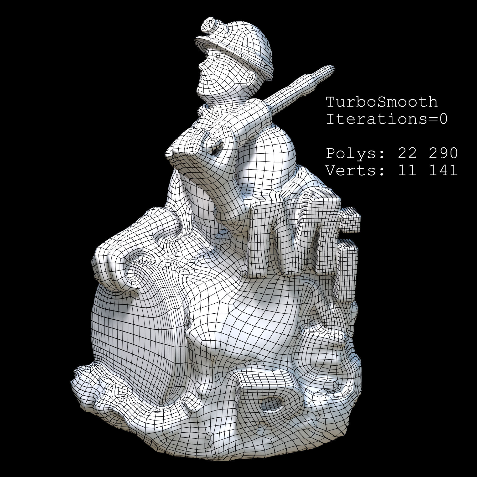 Miner 2 3D model 3D printable | CGTrader