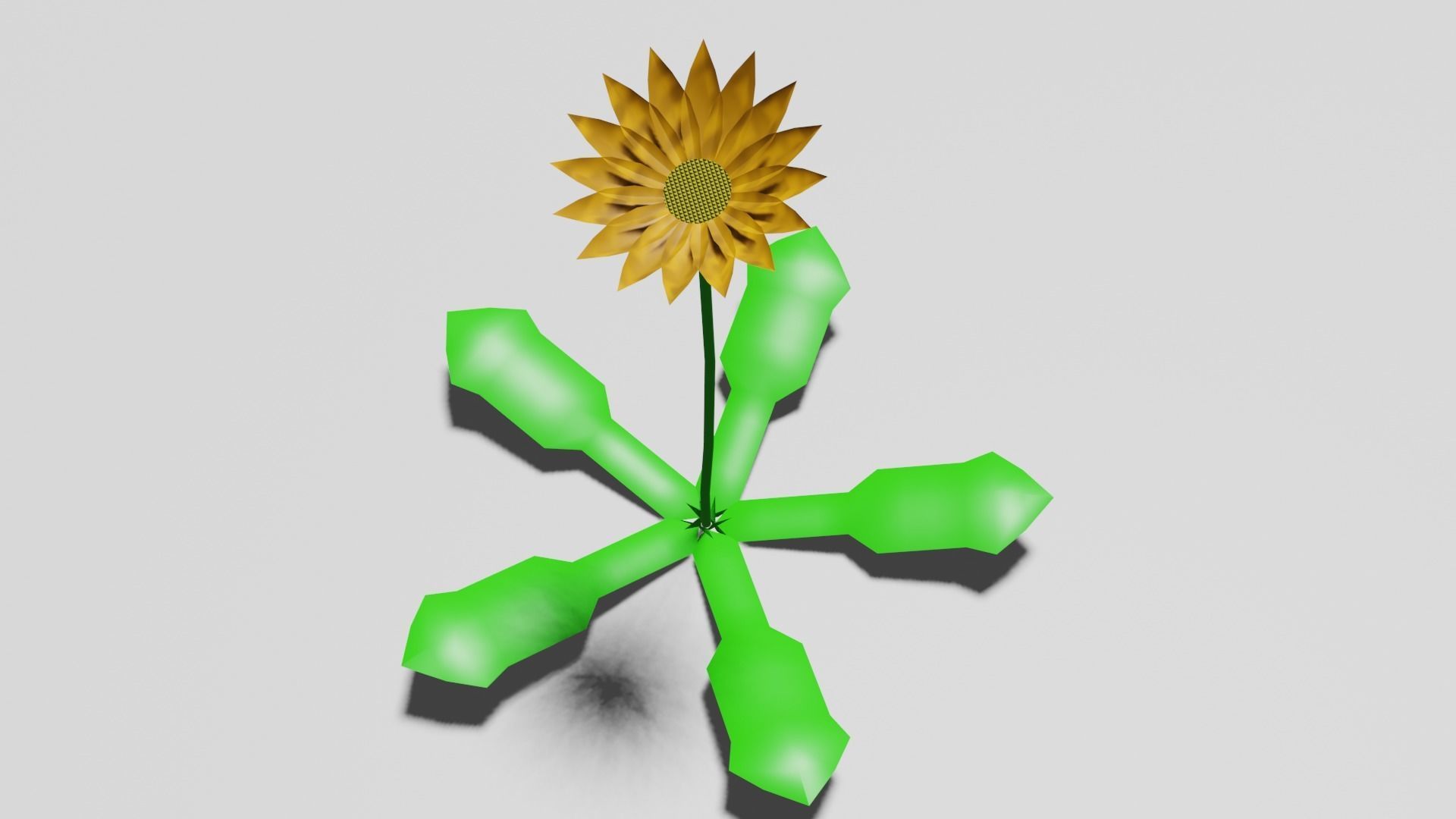 Magic Flower - Geometry Nodes free VR / AR / low-poly 3D model animated ...