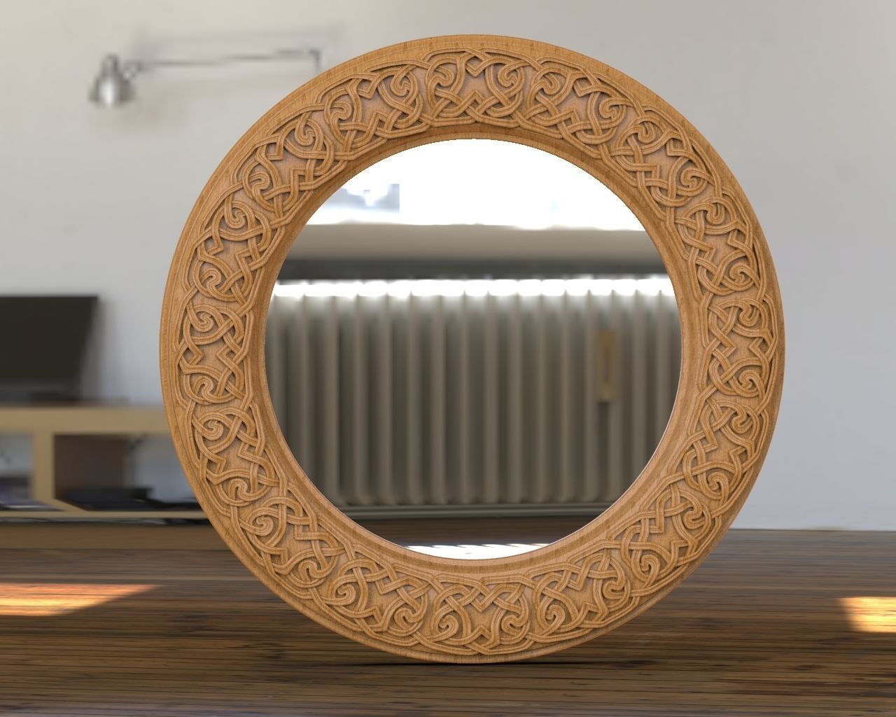 CELTIC MIRROR FRAME 3D model 3D printable | CGTrader