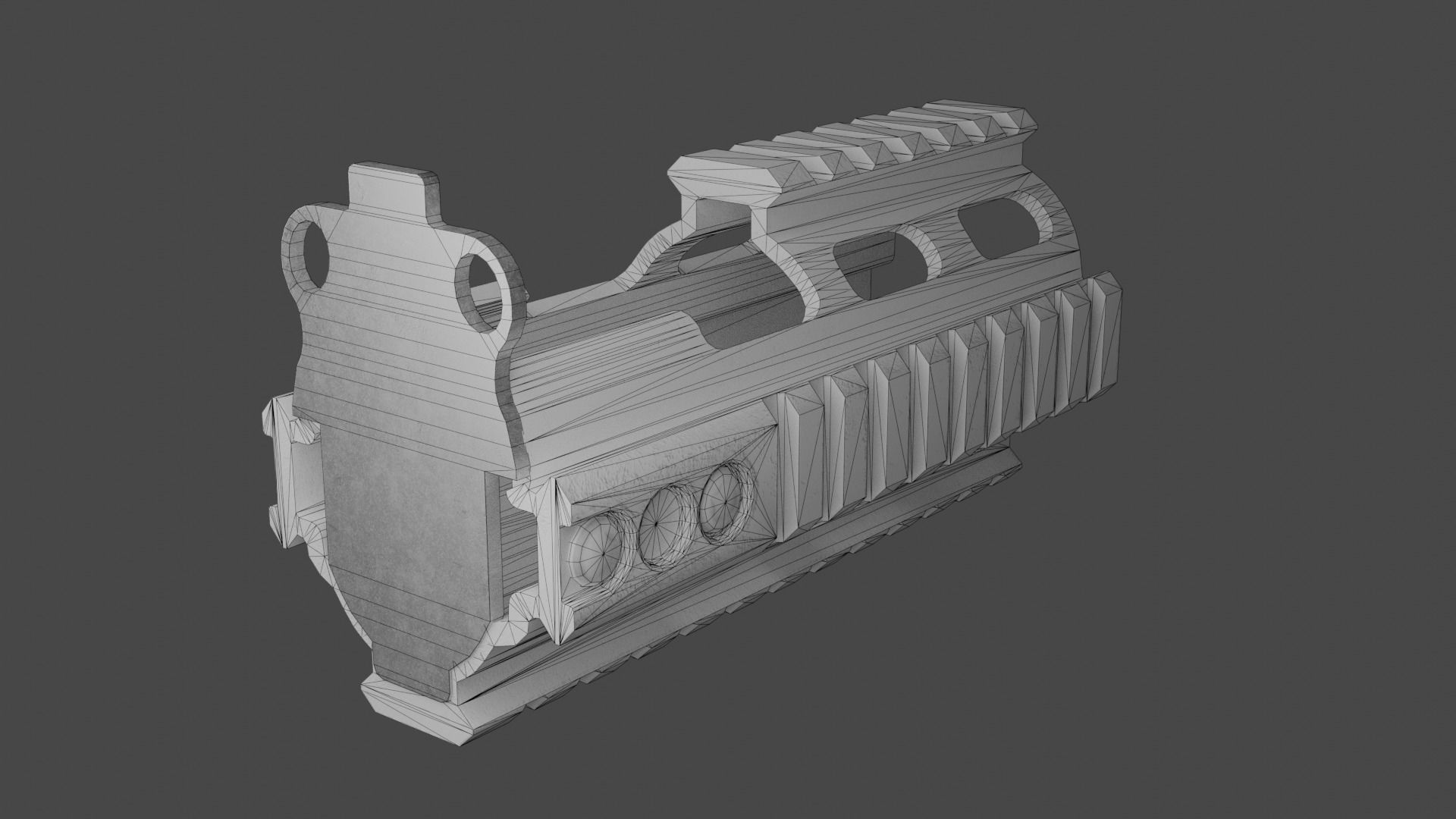3D model FN SCAR Handguard VR / AR / low-poly | CGTrader
