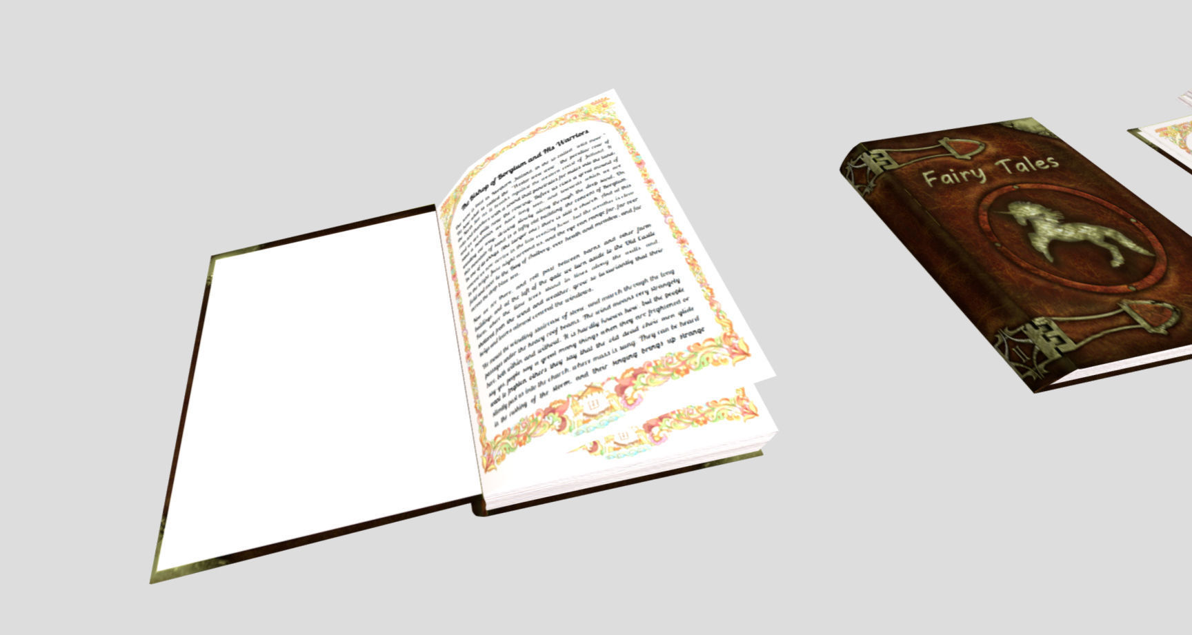 3D model Fairy Tales Book VR / AR / low-poly | CGTrader