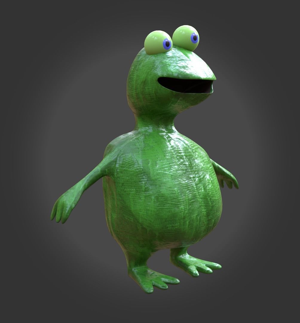 Bull toad 3D model | CGTrader