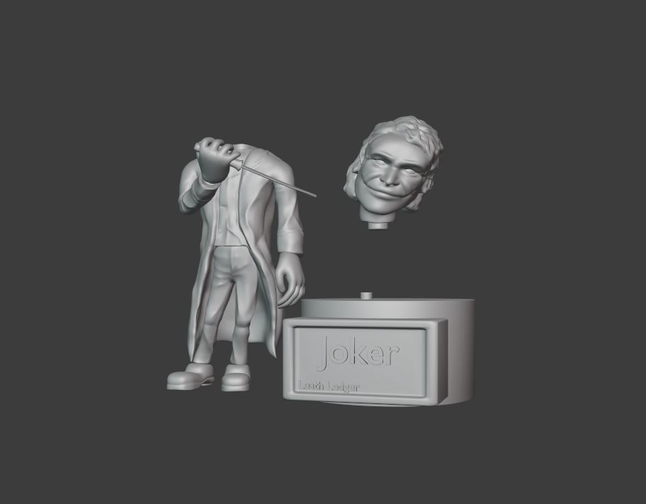 HEATH LEDGER - 3D PRINTING free 3D model 3D printable | CGTrader