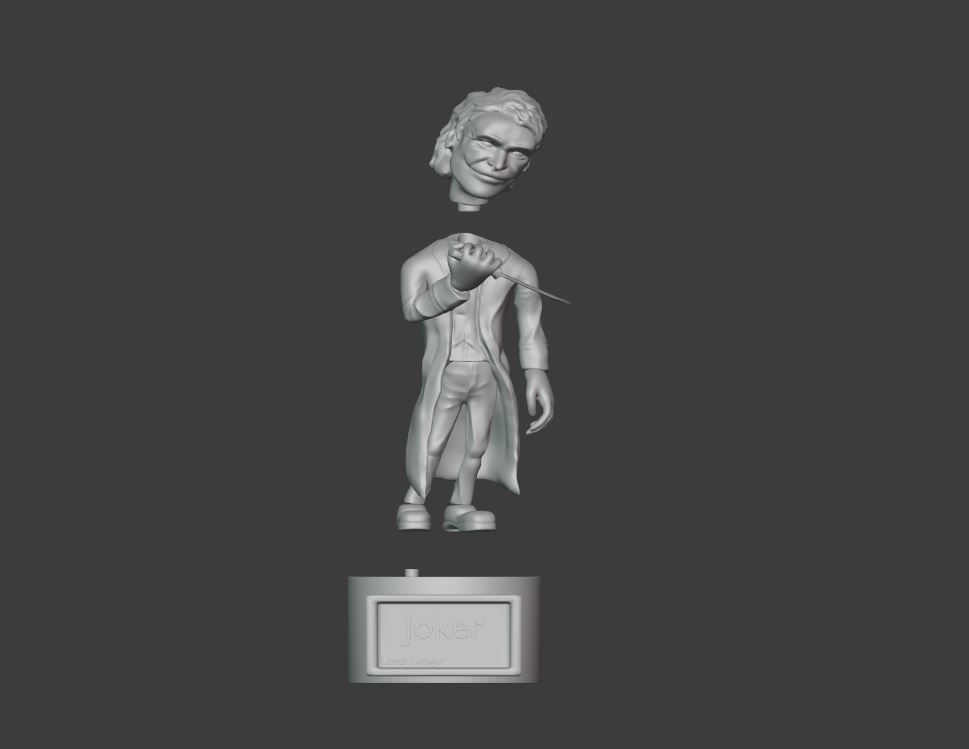 HEATH LEDGER - 3D PRINTING free 3D model 3D printable | CGTrader