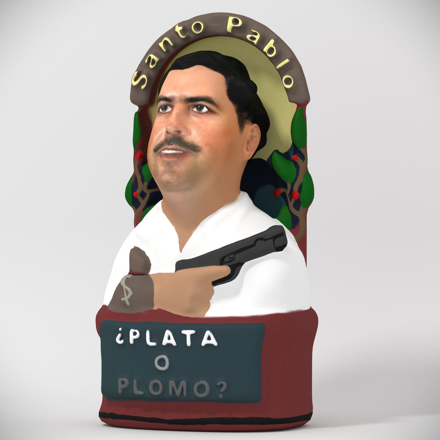 Statuette Escobar 3D model 3D printable | CGTrader