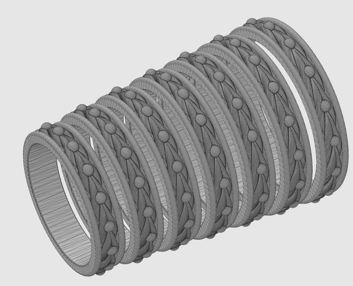 Keeper eternity band 3D model 3D printable | CGTrader