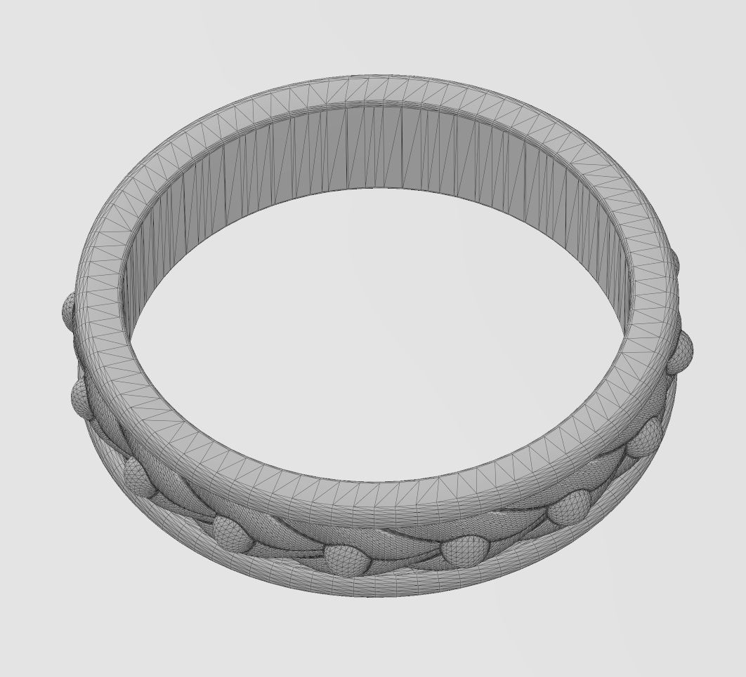 Keeper eternity band 3D model 3D printable | CGTrader