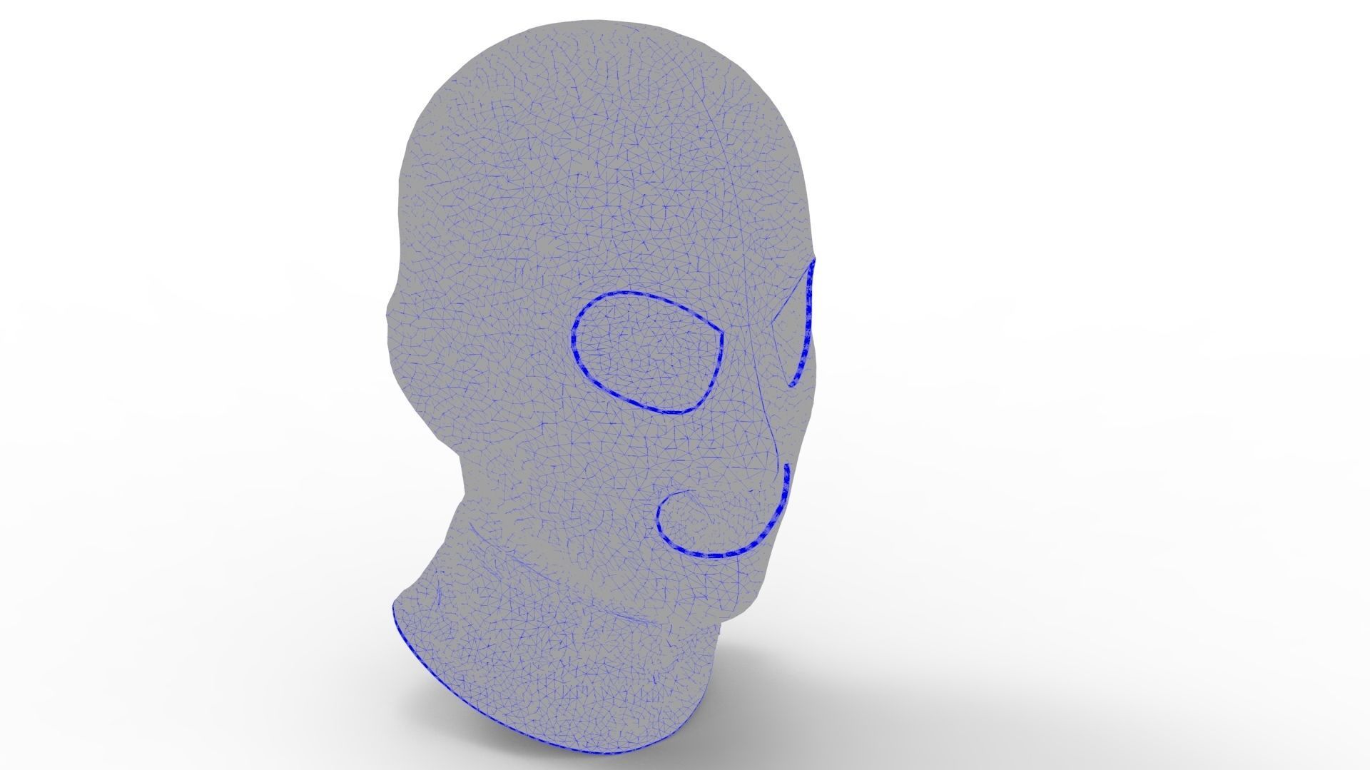 Balaclava male mannequin wearing mask 3D model | CGTrader