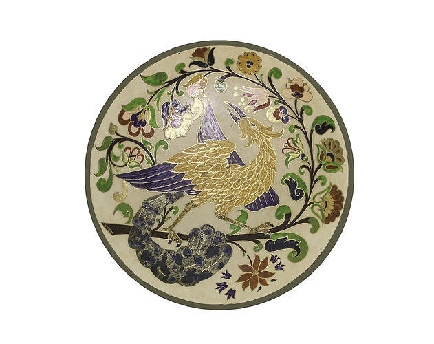 Traditional Plate 2 -Bird 3D model | CGTrader