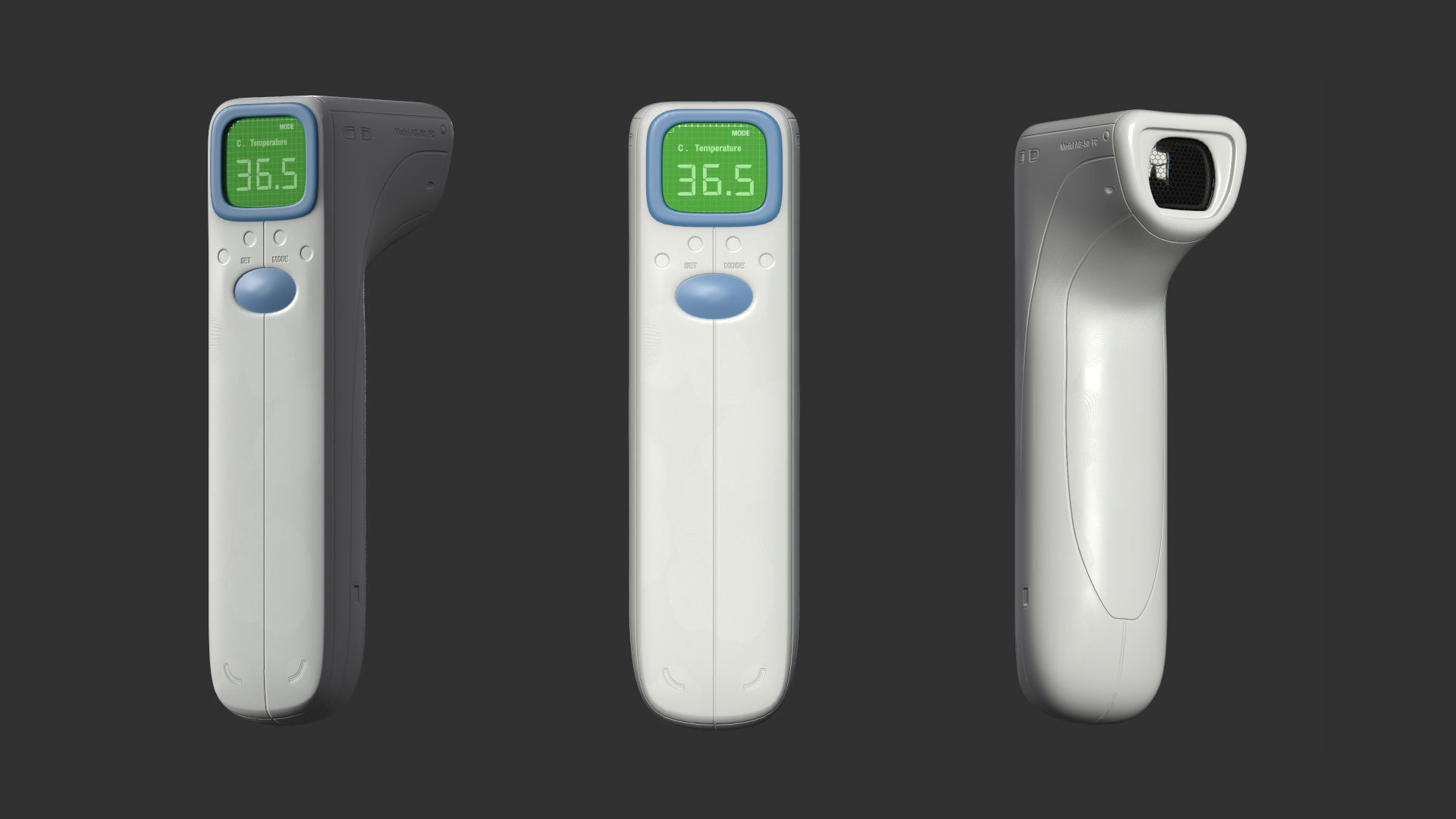 Digital Thermometer 3D model free 3D model | CGTrader