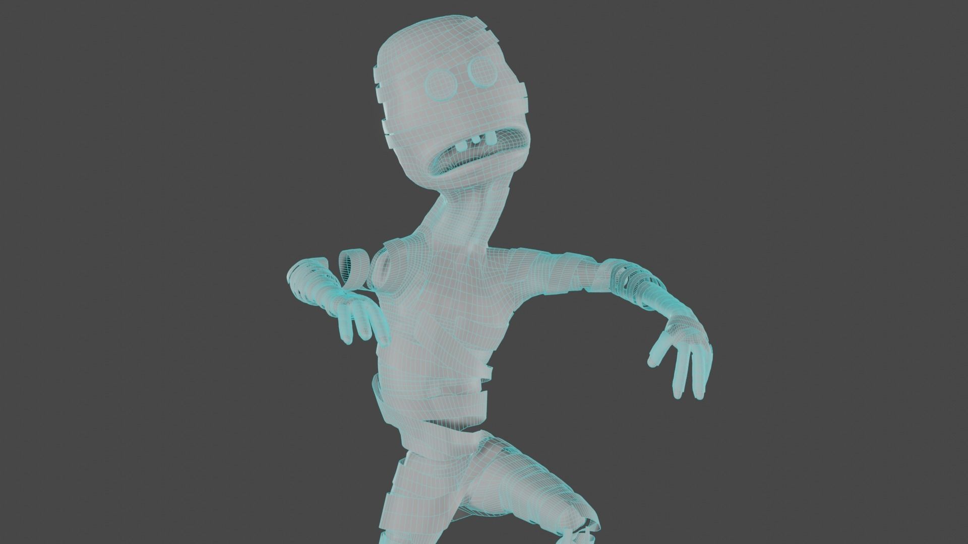 3D model Mummy Stylized and Animated VR / AR / low-poly | CGTrader