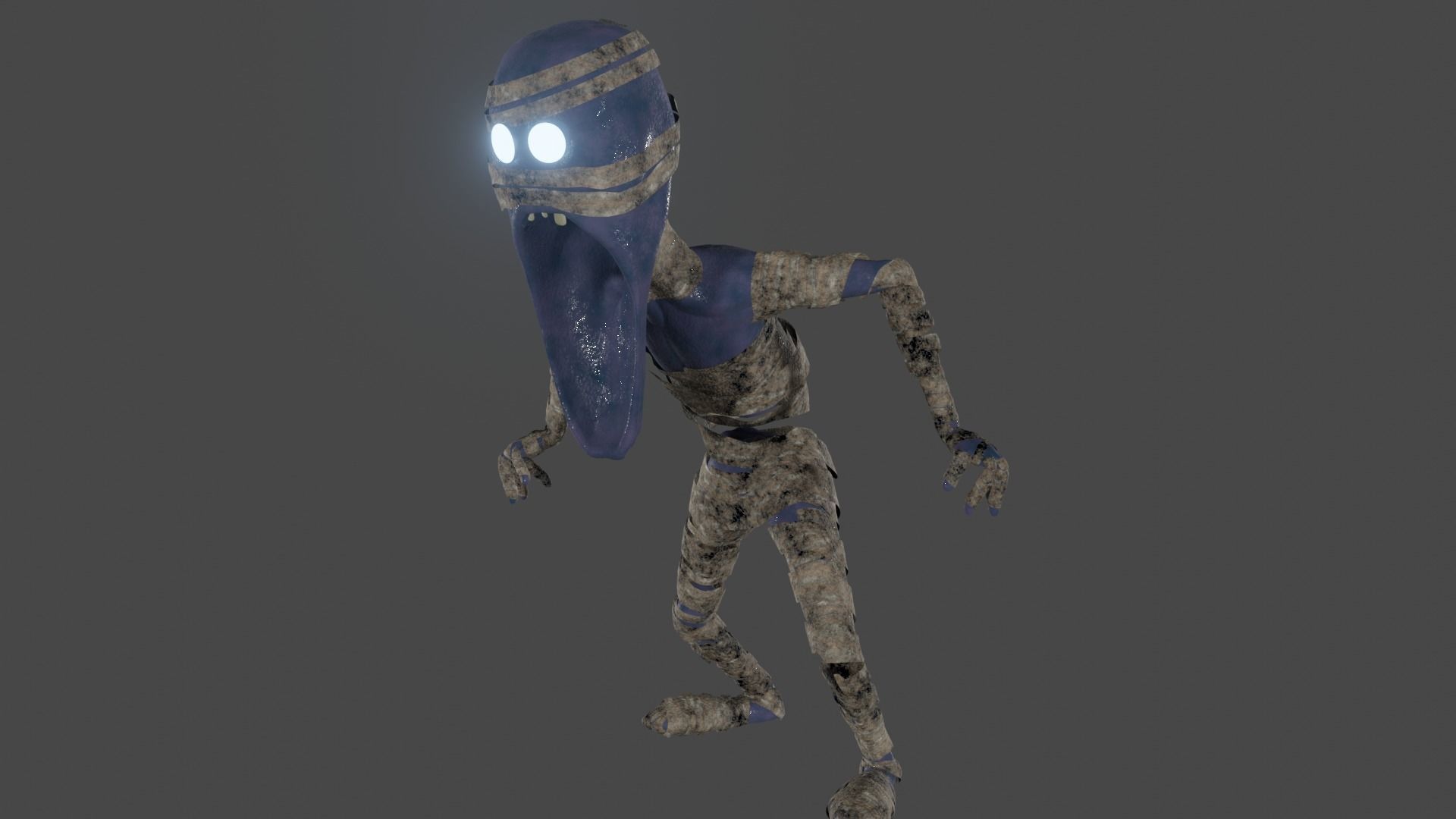 3D model Mummy Stylized and Animated VR / AR / low-poly | CGTrader
