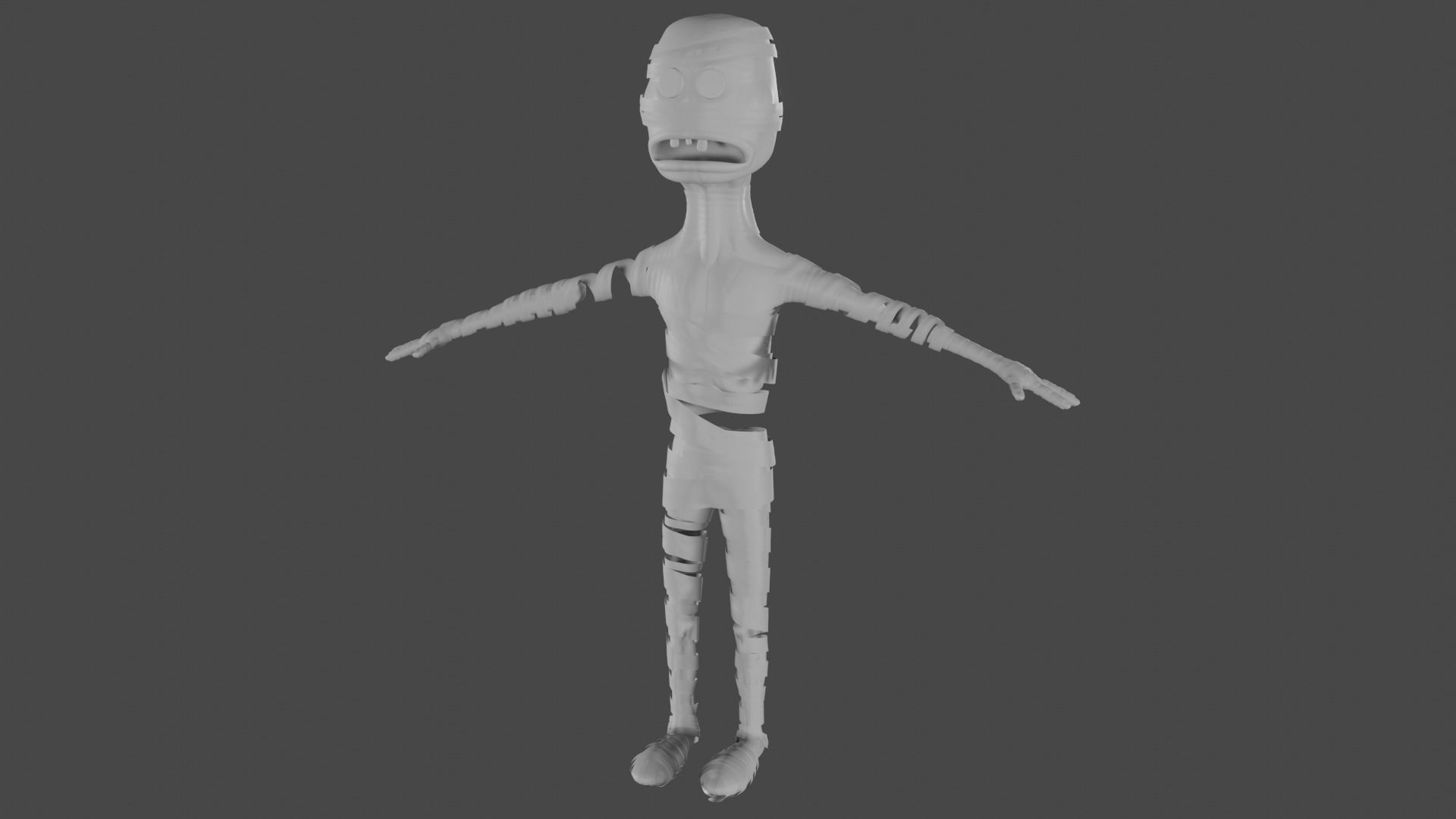 3D model Mummy Stylized and Animated VR / AR / low-poly | CGTrader