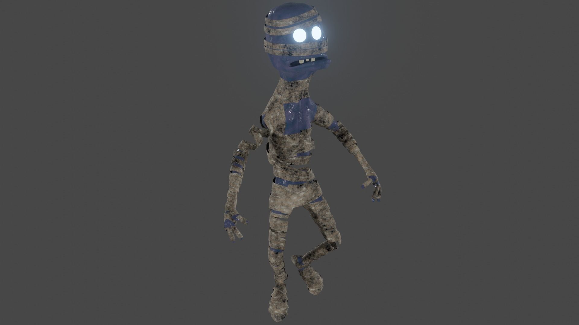 3D model Mummy Stylized and Animated VR / AR / low-poly | CGTrader