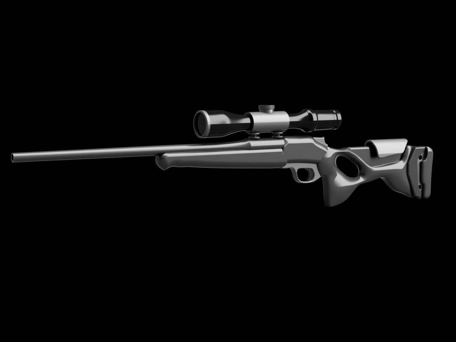 3D model Blaser R8 gun VR / AR / low-poly | CGTrader