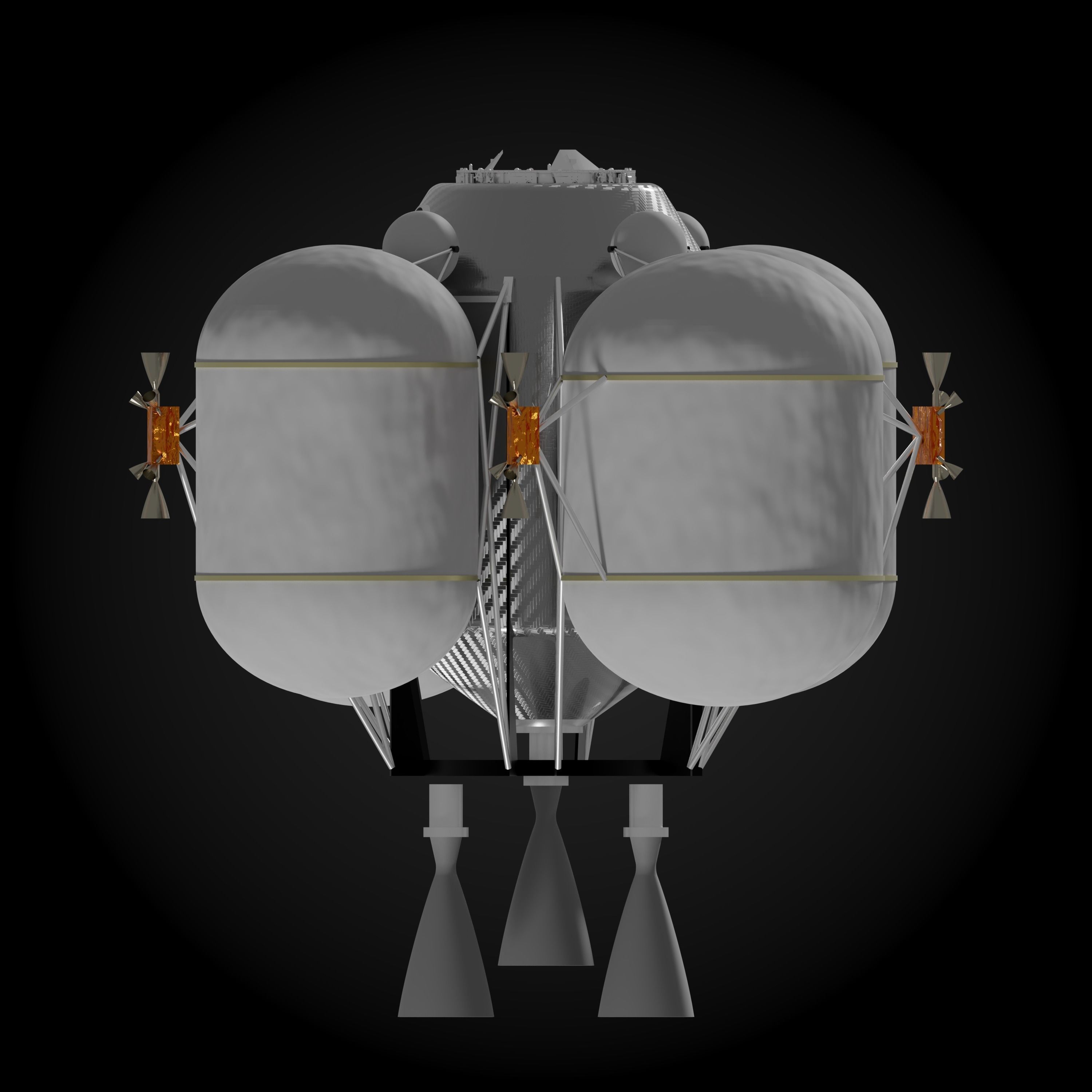 2-stage Mars Ascent Vehicle 3D model | CGTrader