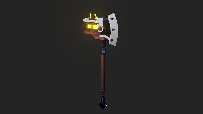 electric axe 3D model | CGTrader