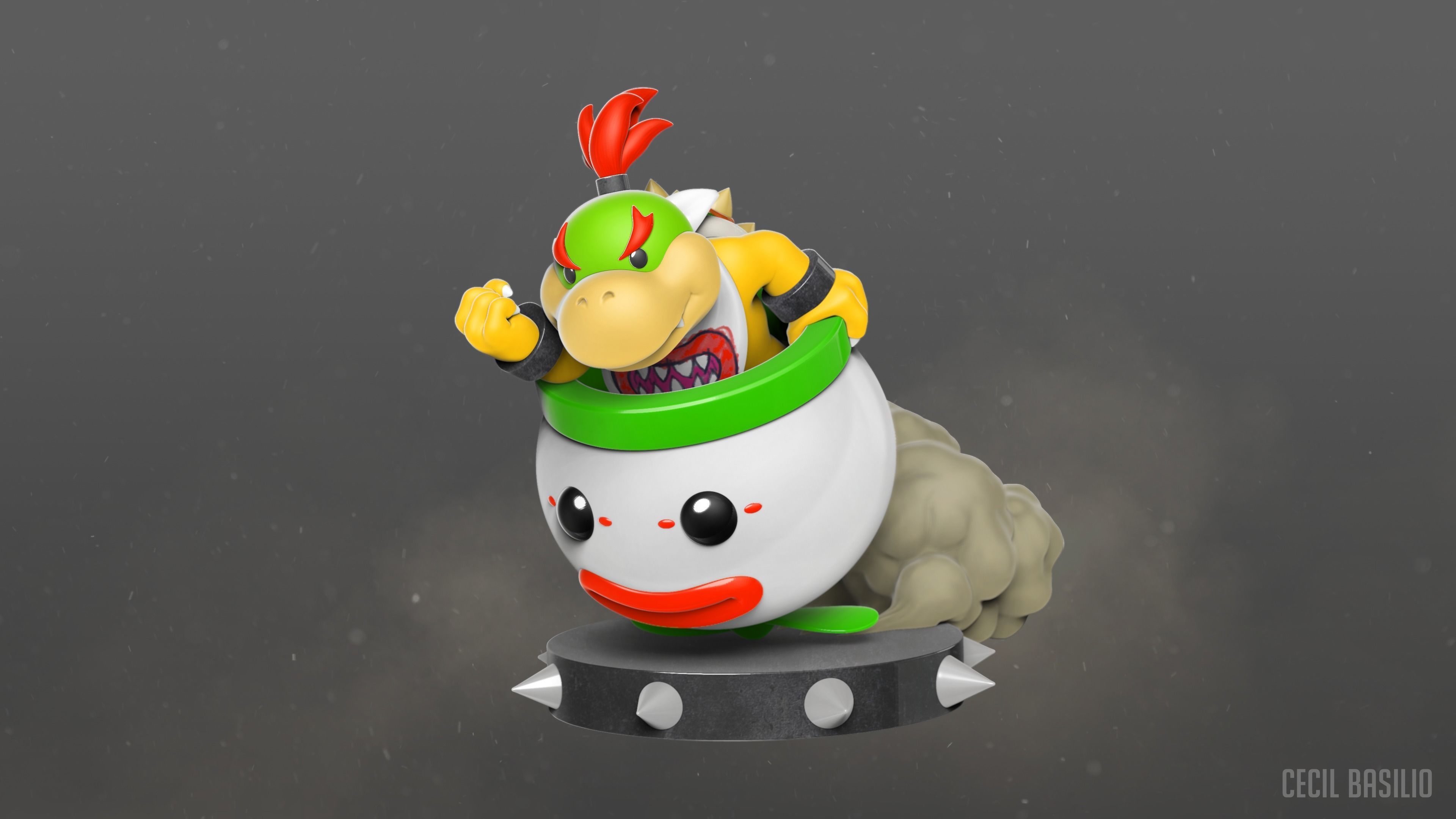 Bowser Jr 3D model 3D printable | CGTrader