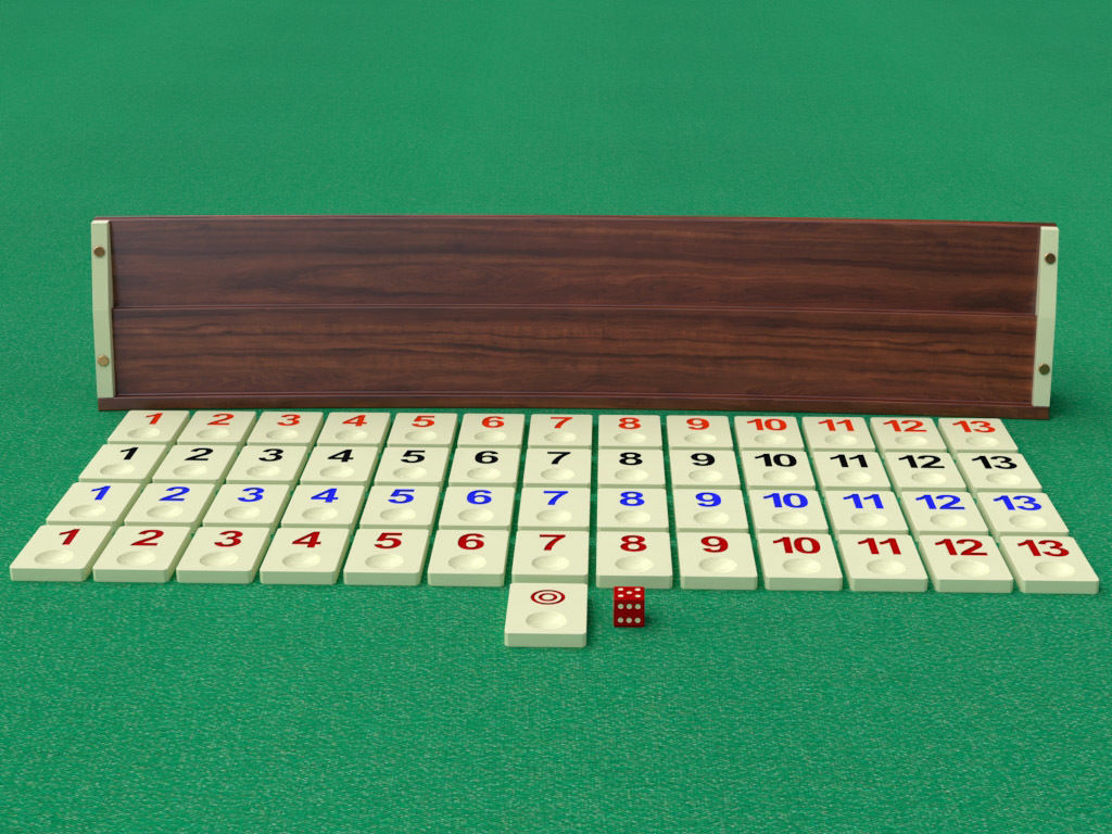 Okey Set 3D model | CGTrader