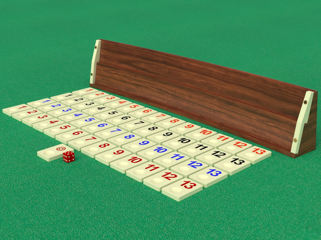 Okey Set 3D model | CGTrader