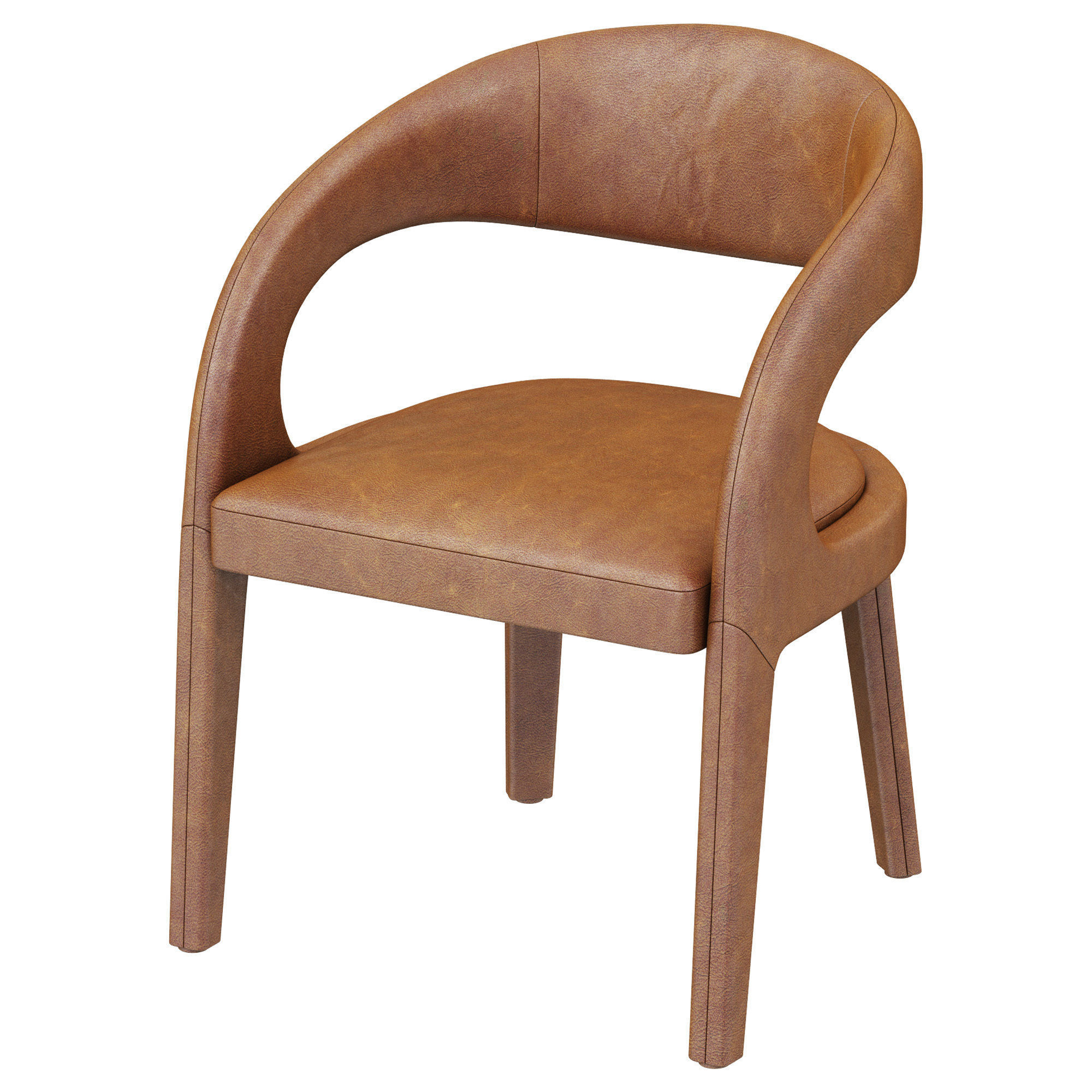 Coco Republic Pierre Dining Chair 3D model | CGTrader