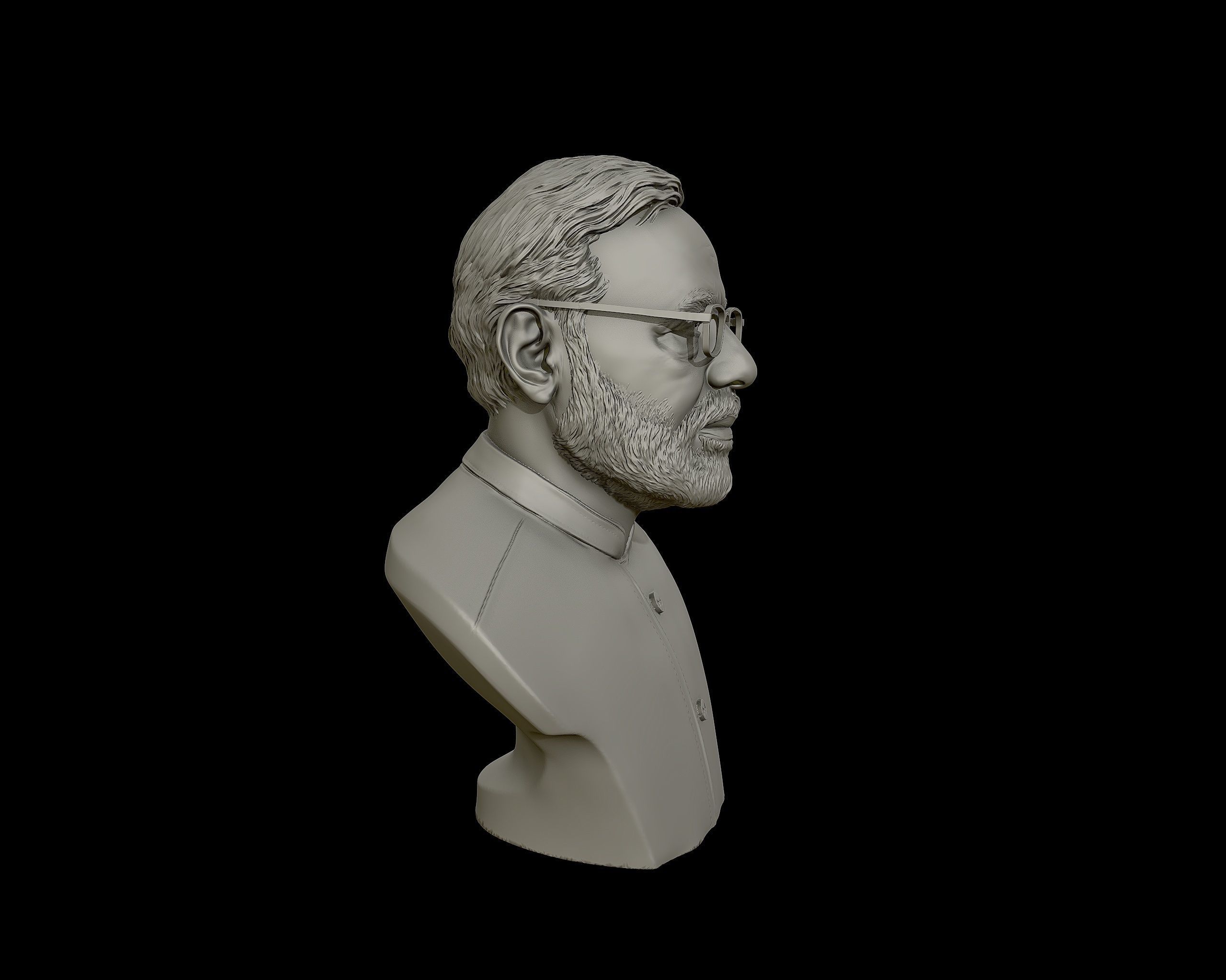 Narendra Modi 3D Portrait sculpture 3D model 3D printable | CGTrader