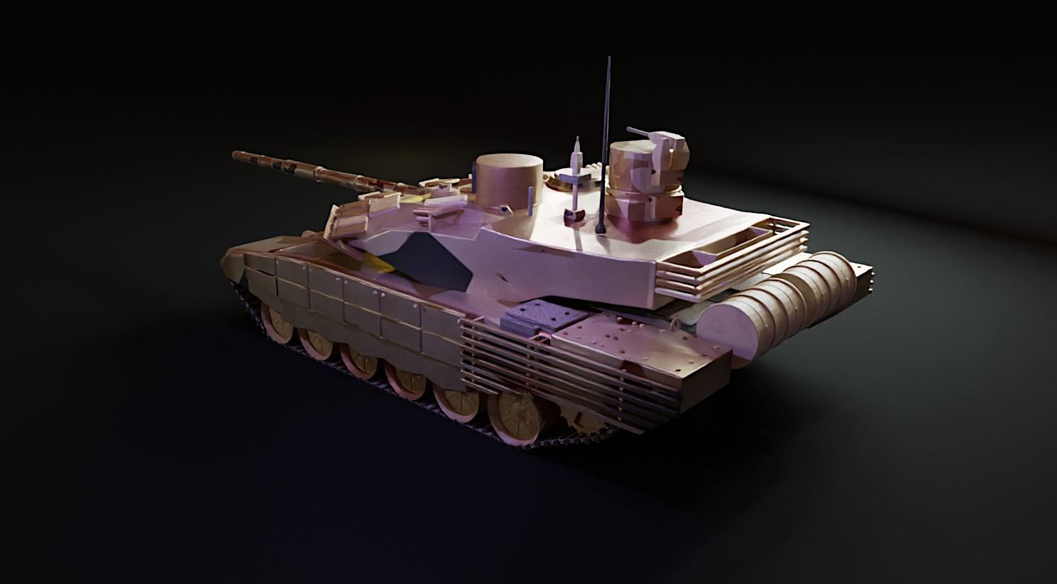 T-90MS Tank free 3D model | CGTrader